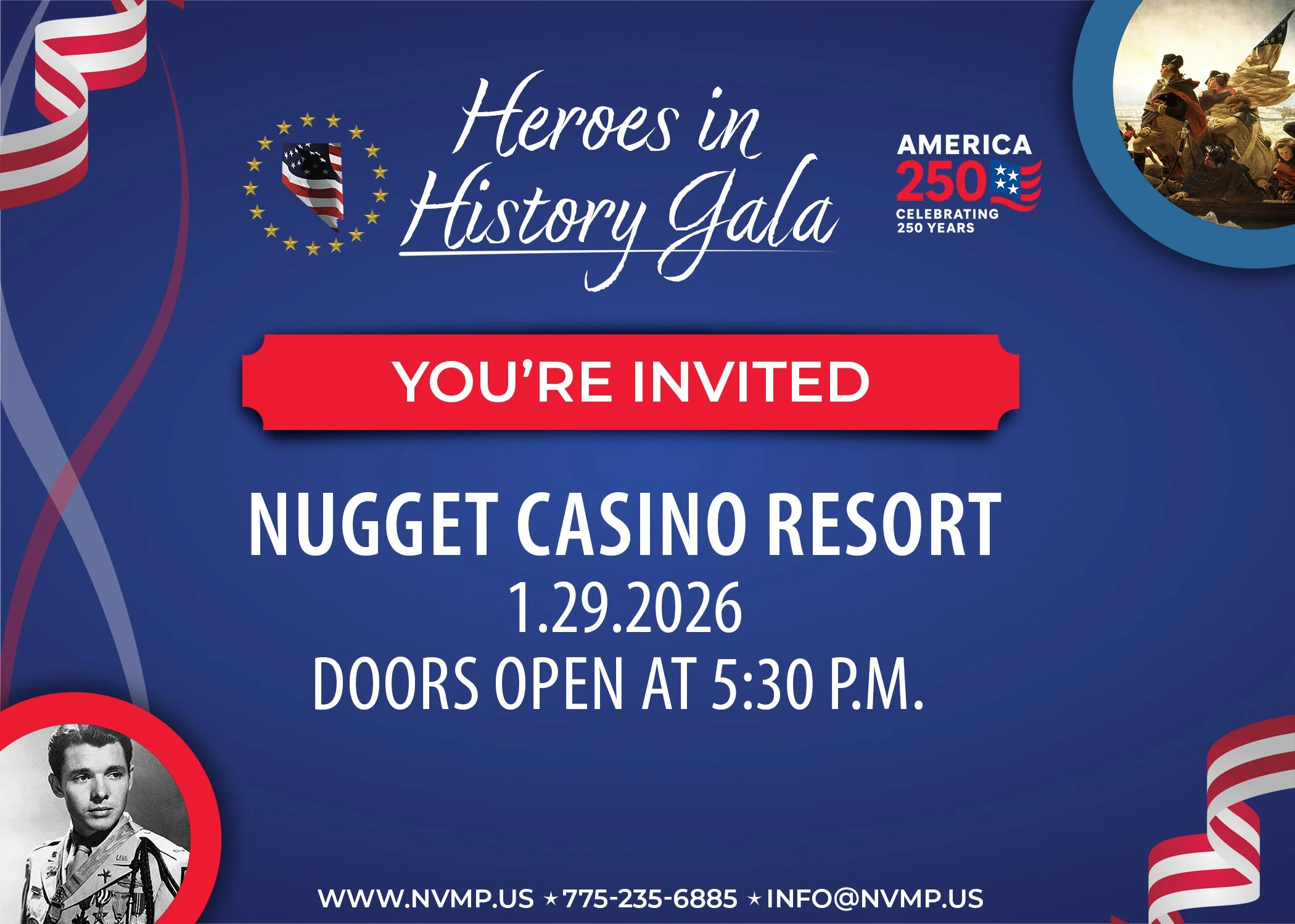 HEROES IN HISTORY GALA 2026 — NVMP
