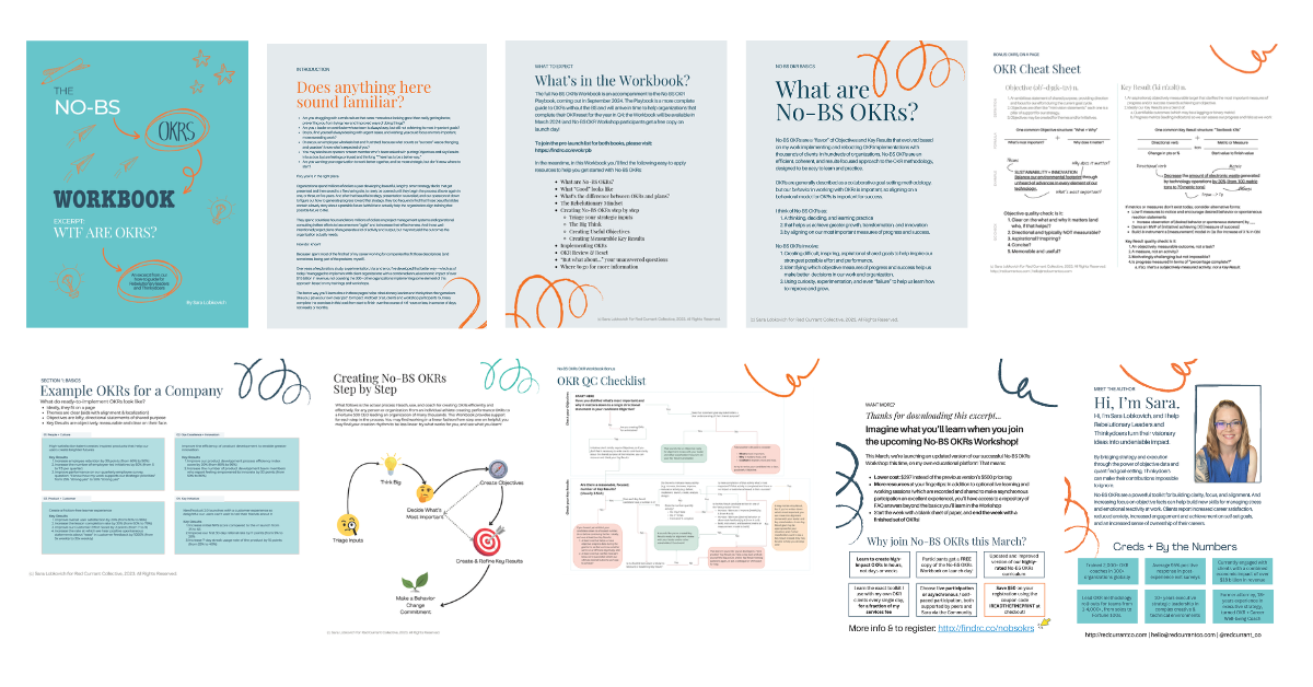 WTF are OKRs | OKR Quick Reference — Sara Lobkovich | OKR Expert