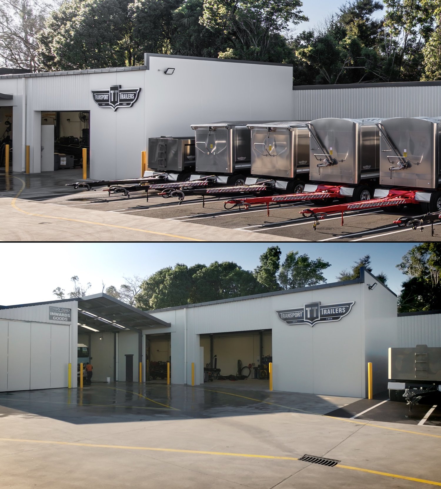 Trailer workshop extension complete — Transport Trailers