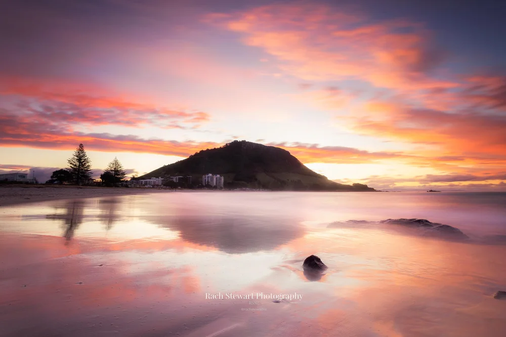 Mount Maunganui Main Beach Sunset | New Zealand Landscape Photography ...