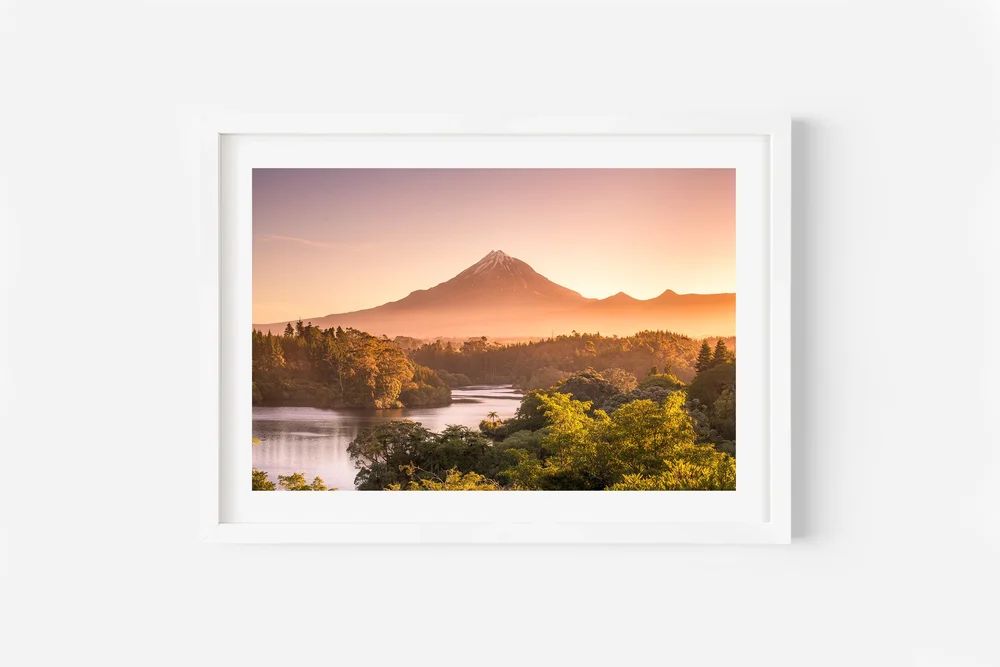 Mount Taranaki River Sunset | New Zealand Landscape Photography | NZ ...