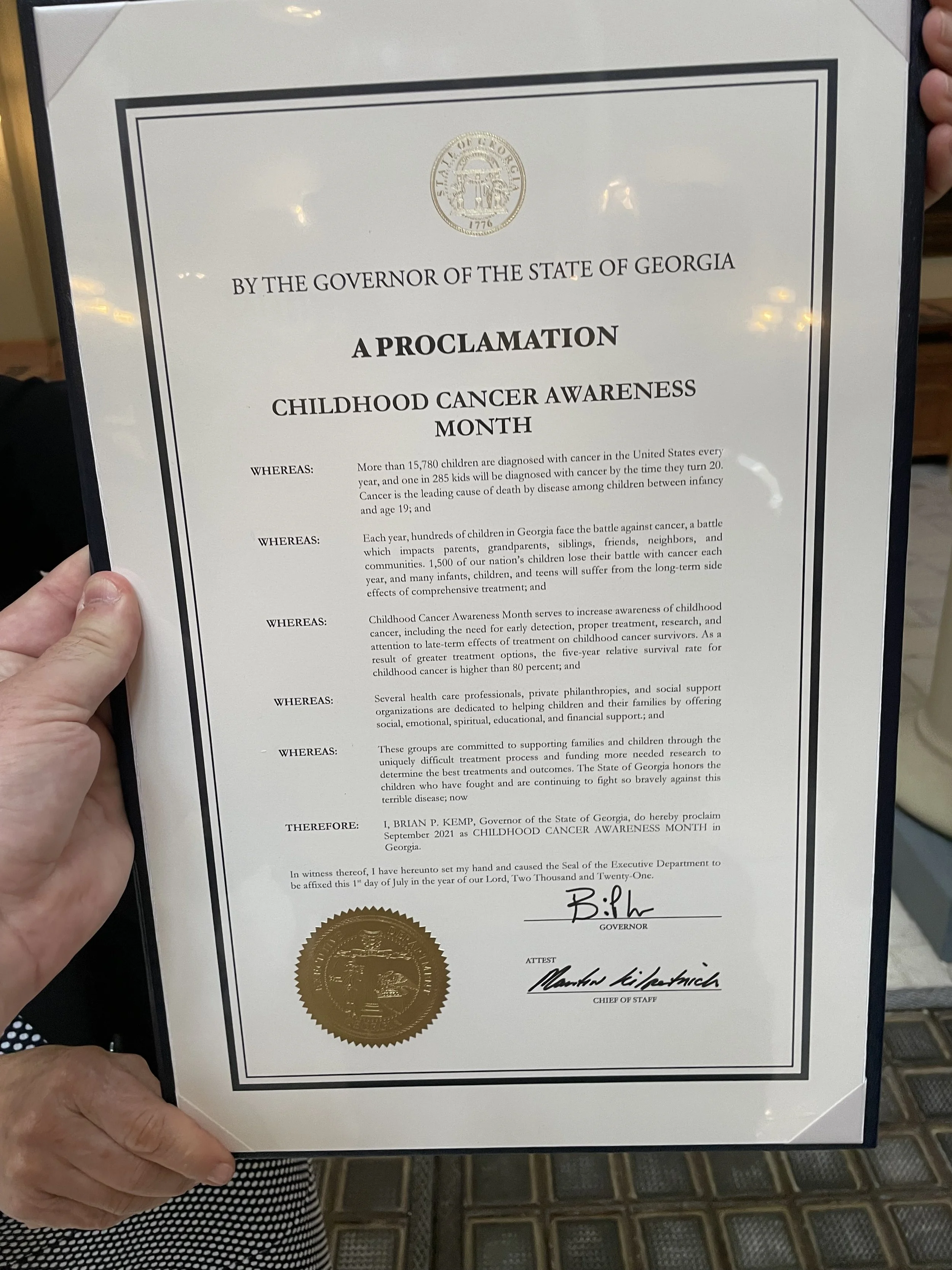 Shine Gold for Childhood Cancer Awareness Month in September 2022 ...