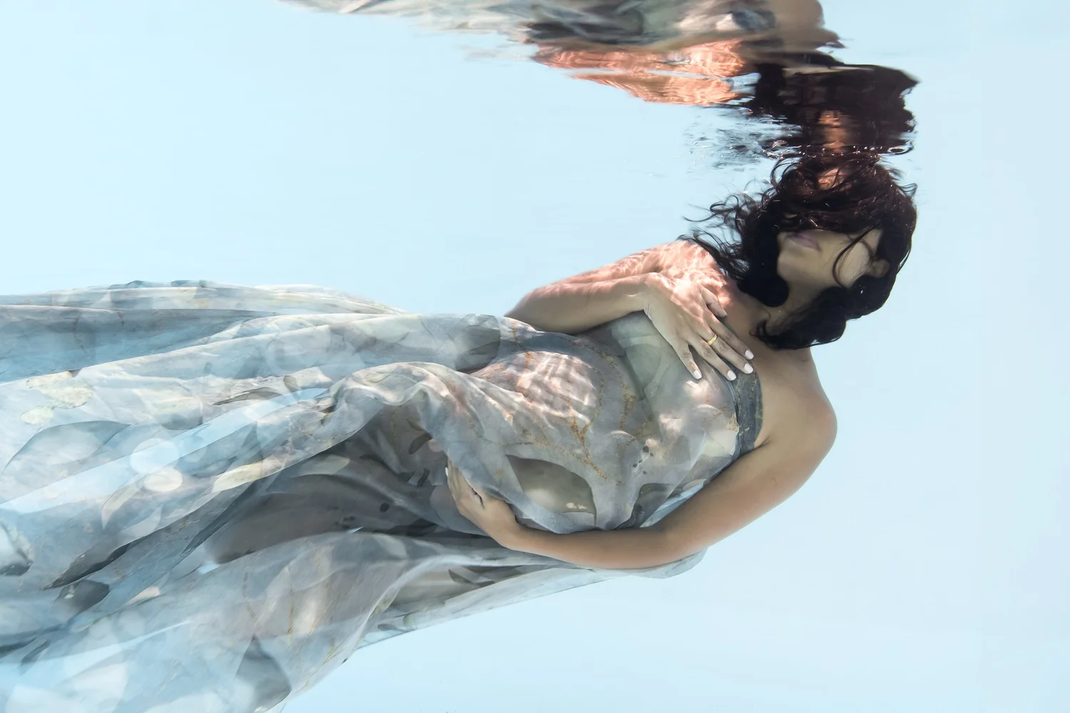 Underwater Maternity Photography in Austin, Texas — Flashpool Productions
