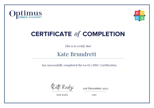 Kate Brundrett: coach and mentor