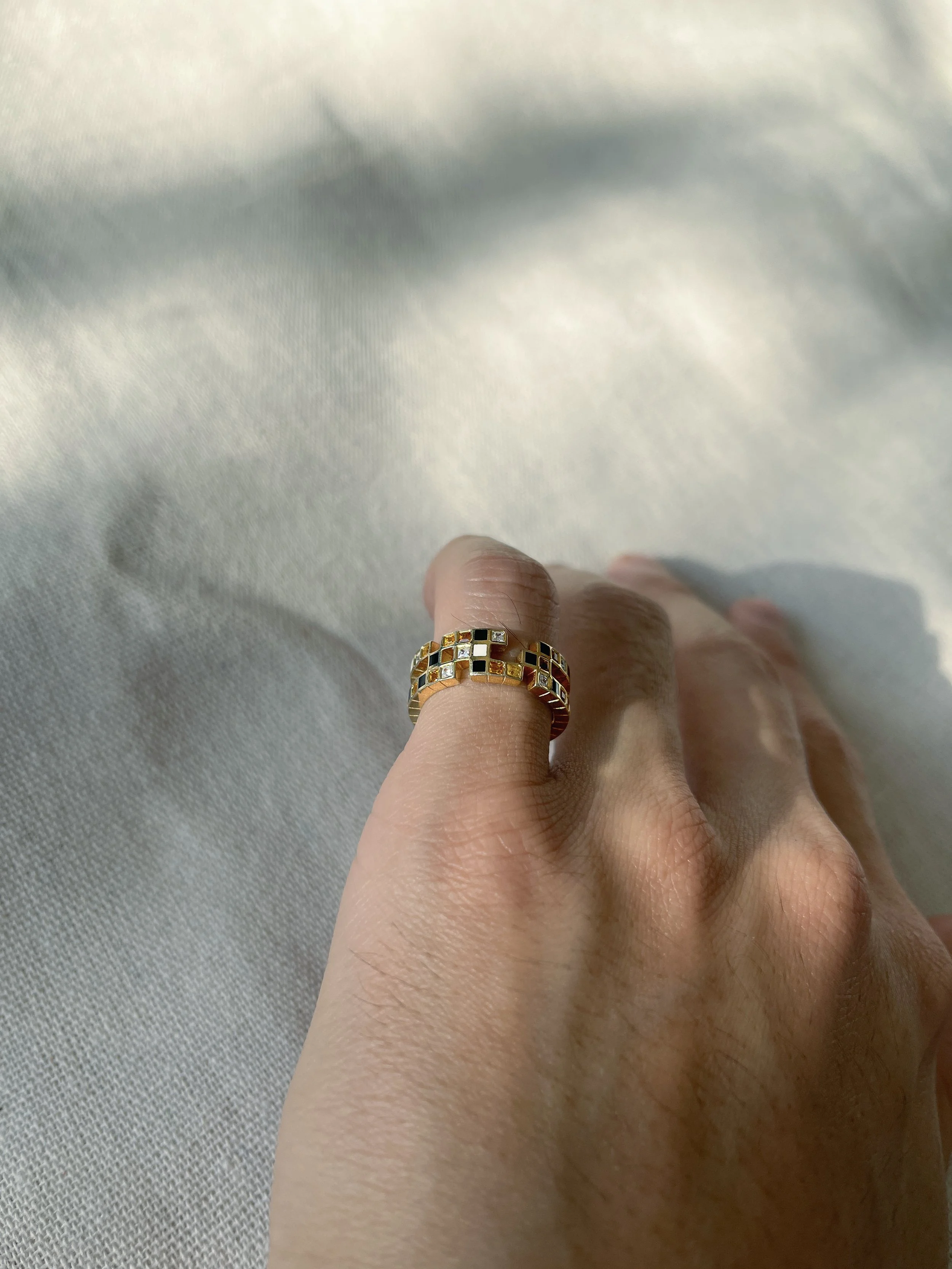 Kiki Ring | Silver & Vermeil | Art Jewellery — EDXÚ