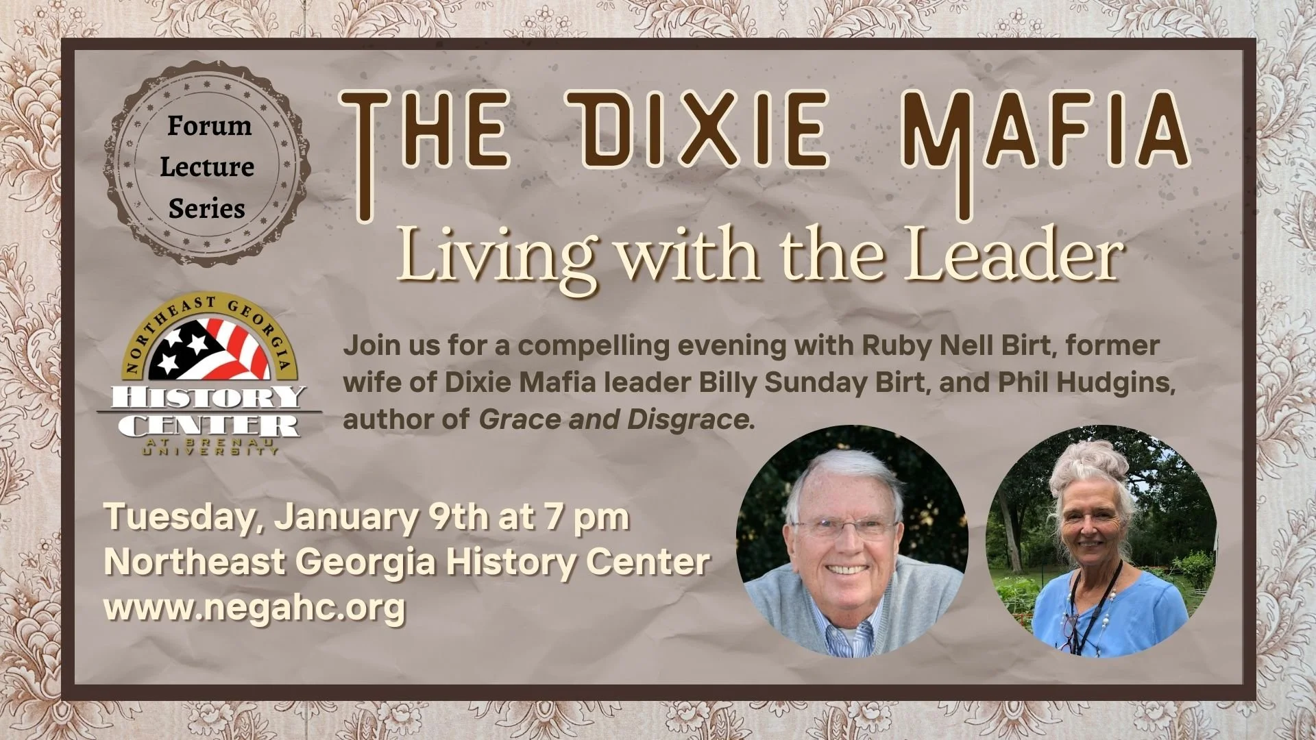 Upcoming Events — Welcome to the History Center