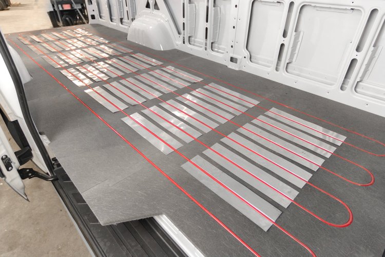 Van Conversion Radiant Floor Heating — Just Roaming Design