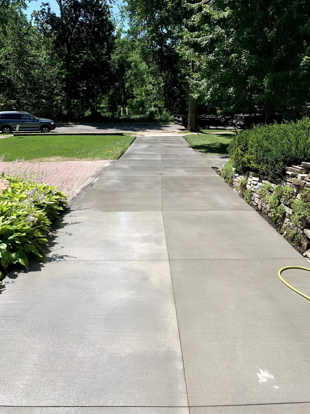 Large Shared Driveway | Crown Concrete Inc
