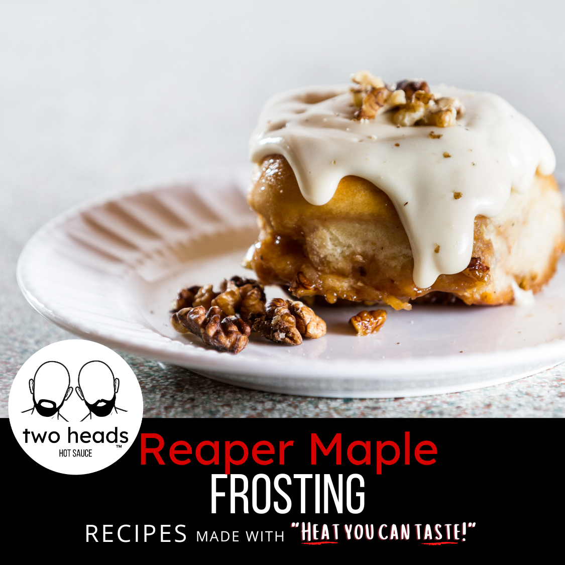Reaper Maple Cream Cheese Frosting | Two Heads Hot Sauce™ Recipes — Two ...