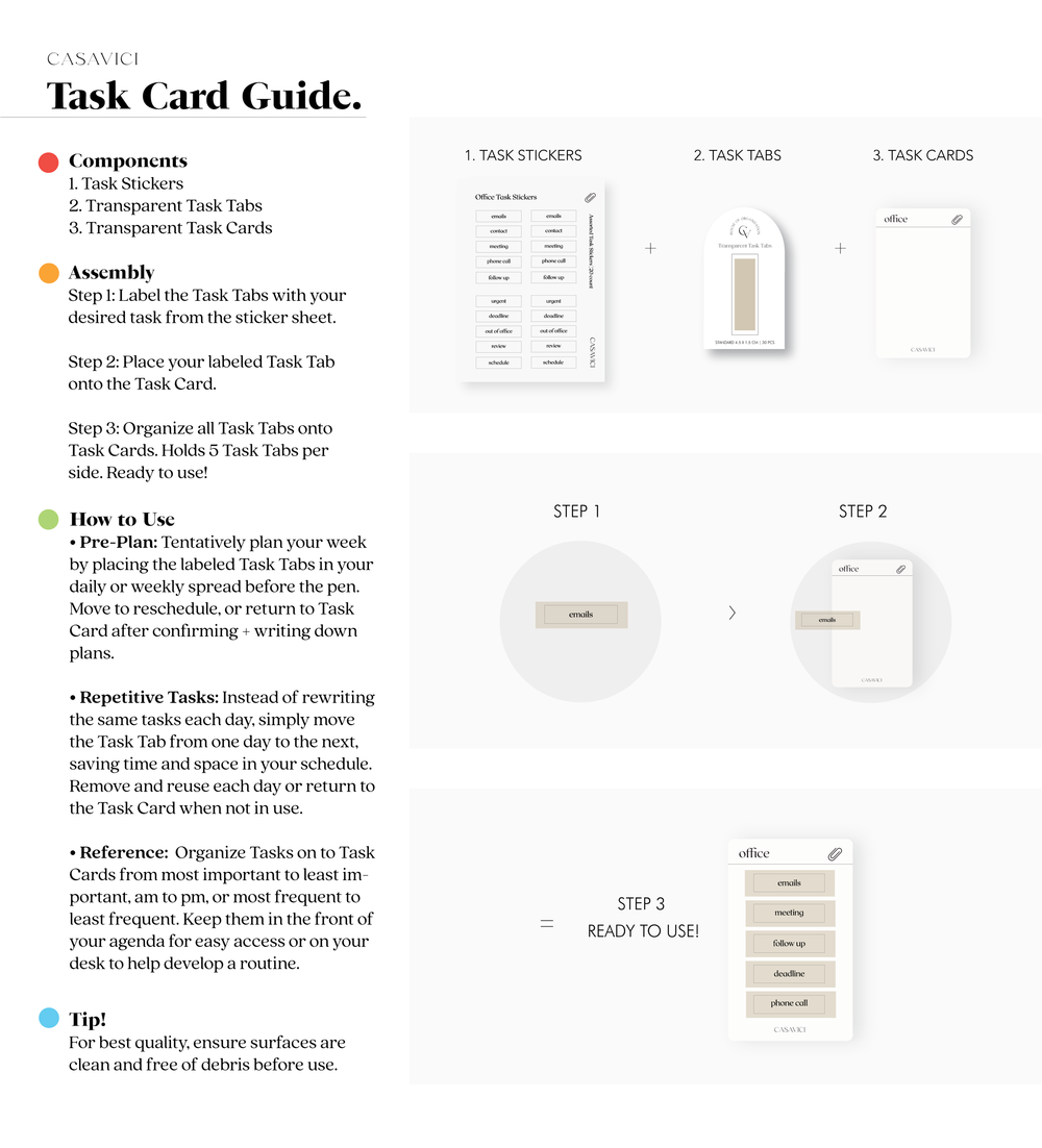 MadyPlans Task Card System — MadyPlans Official