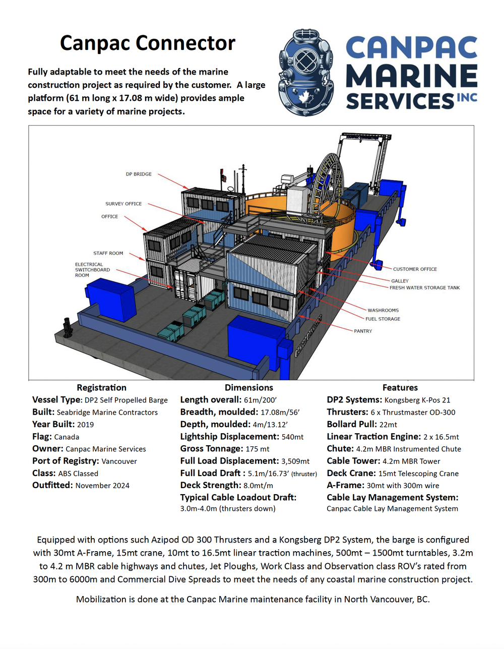 CanPac Connector — Canpac Marine Services