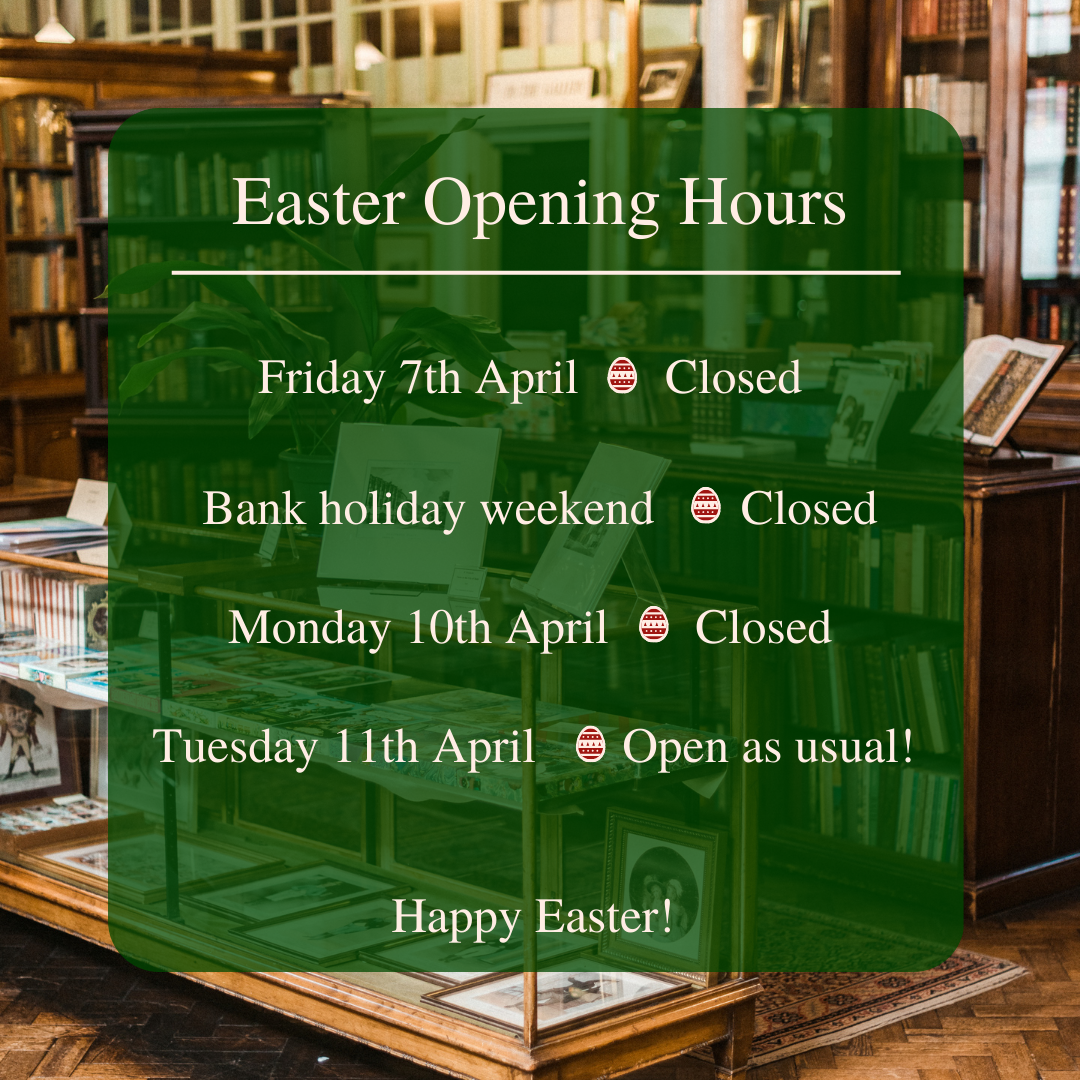 Easter opening hours 2023 — George Bayntun