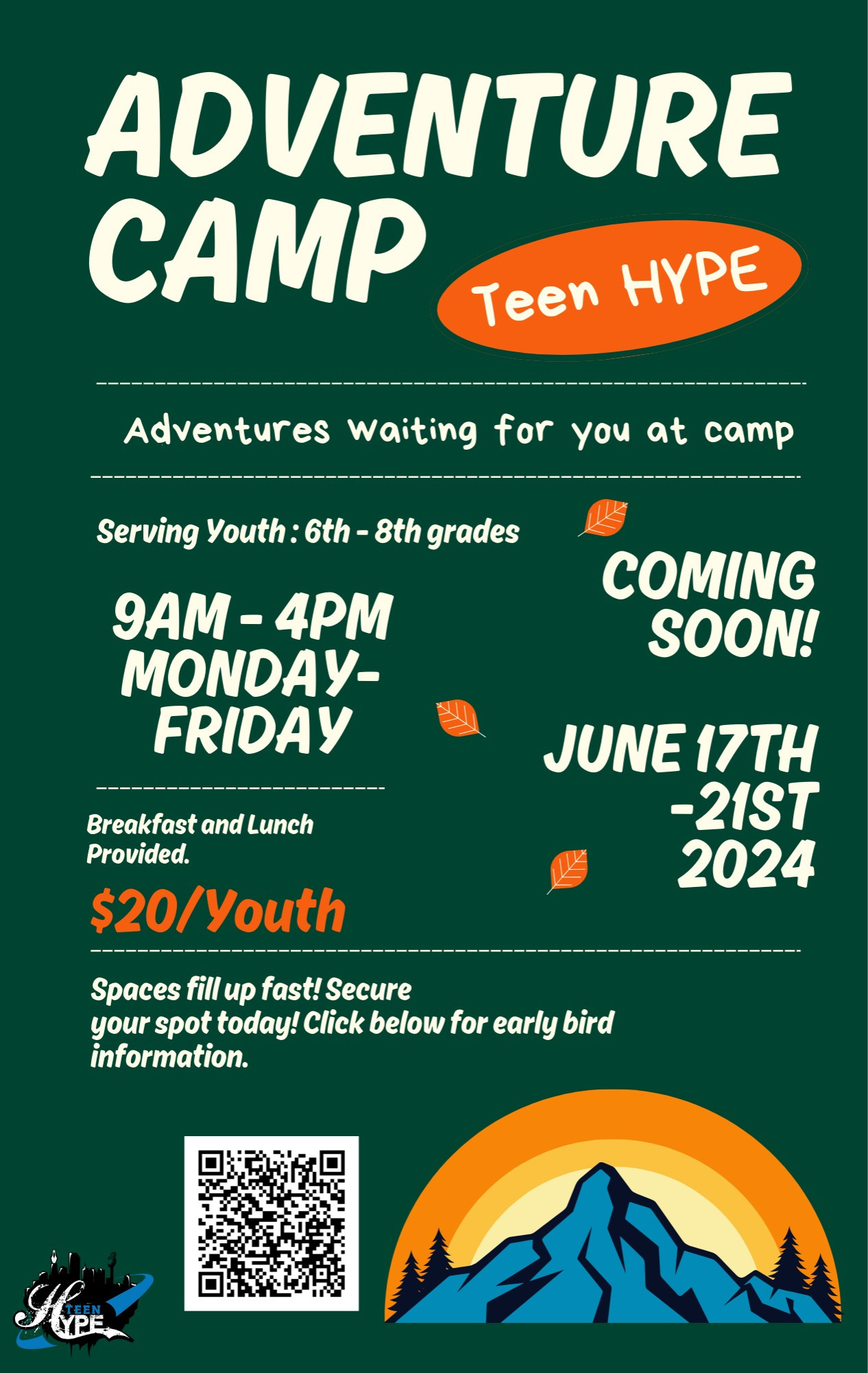 Teen HYPE Adventure Camp — ECN