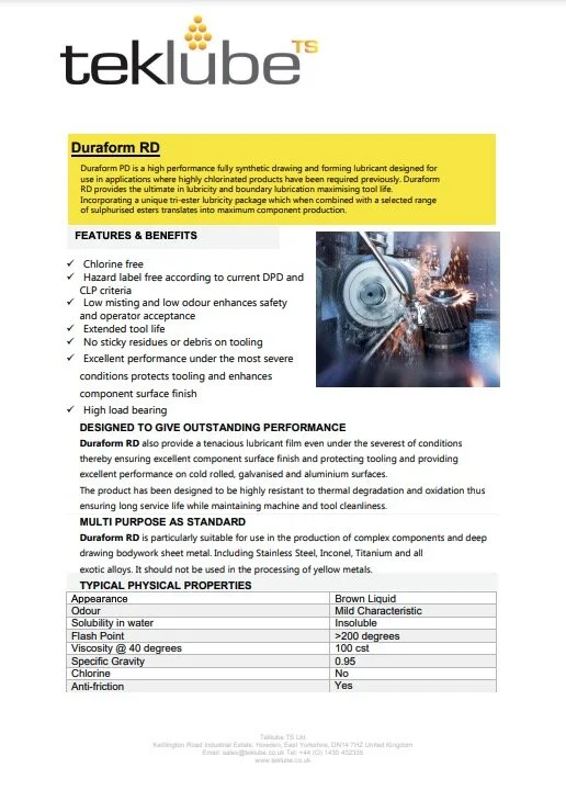 Other Ranges — Teklube Technical Solutions Ltd