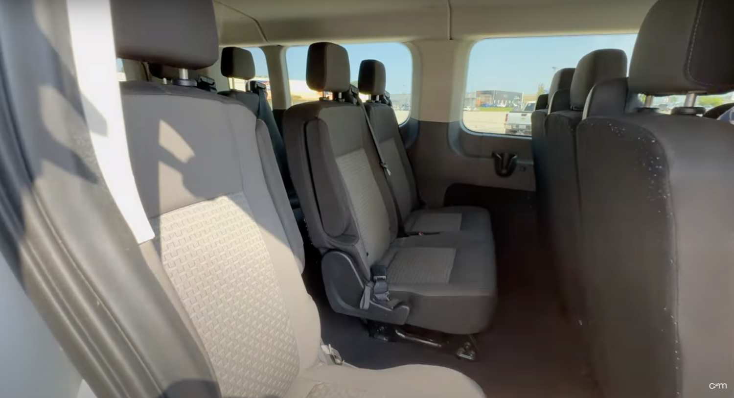 12-Passenger Ford Transit 350 XLT Review | My Biggest Car Tour Yet ...
