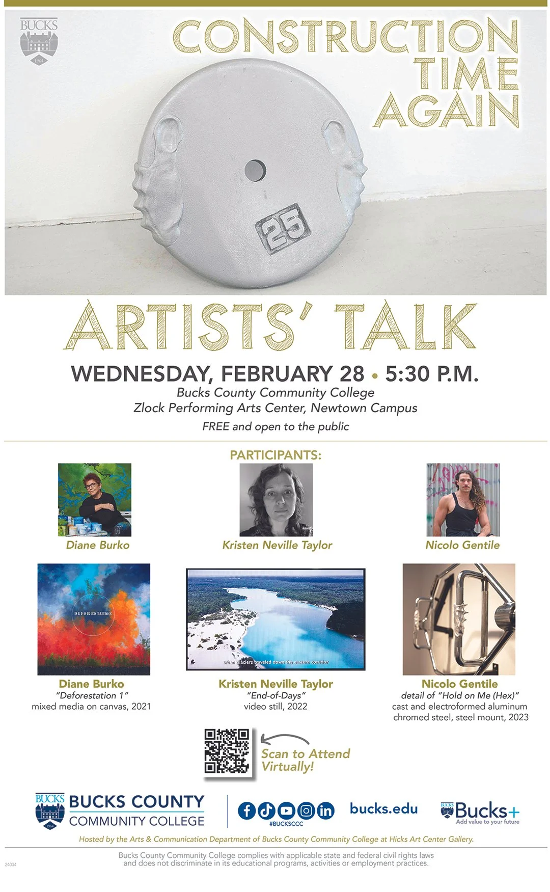 Construction Time Again — Hicks Art Center Gallery