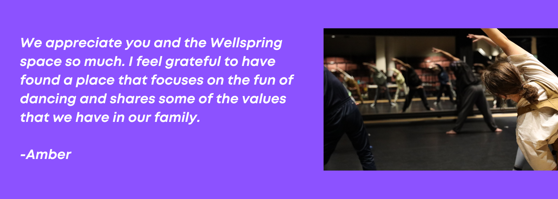 Why Wellspring? — Wellspring/Cori Terry & Dancers