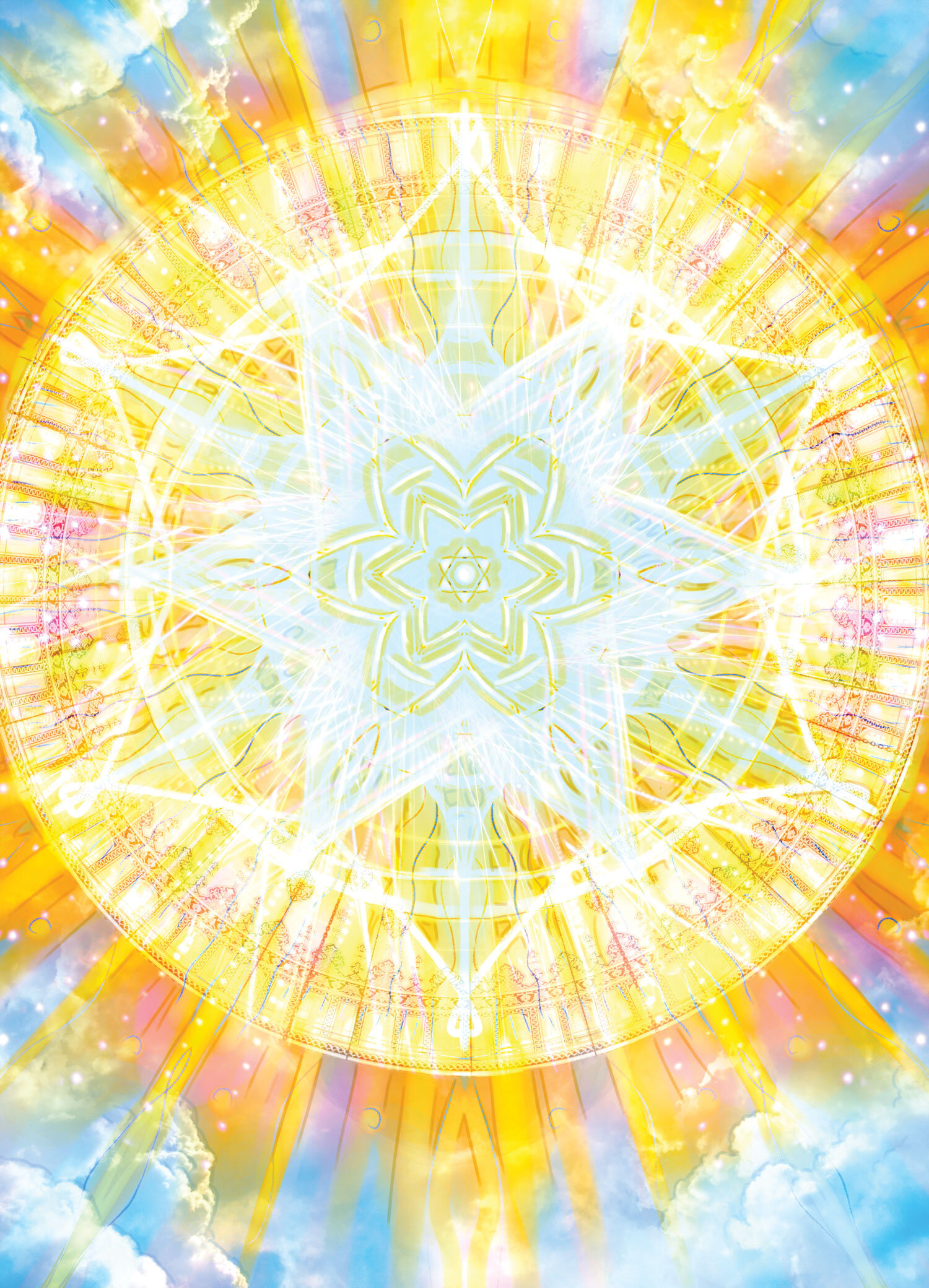 Hathor Light Codes Print by Jennifer Hawkyard — Jezhawk Designs - Art ...