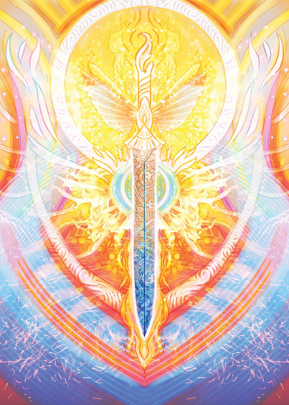 The Divine Matrix Print by Jennifer Hawkyard — Jezhawk Designs - Art by ...