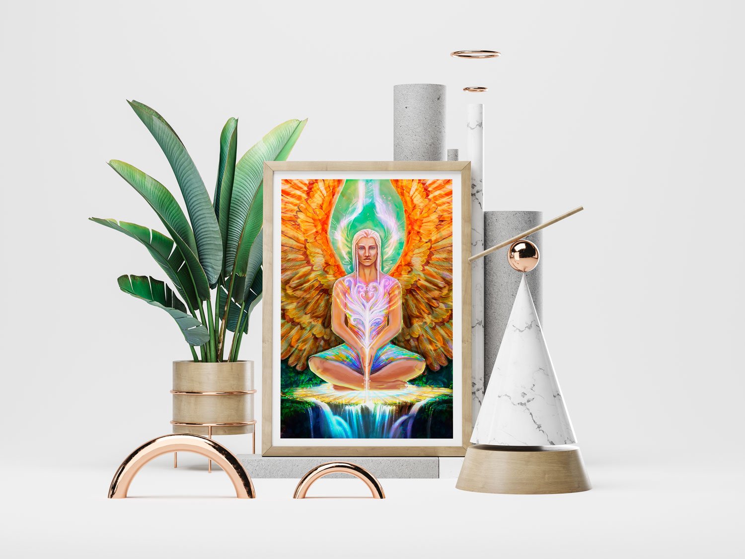 Archangel Metatron - Art Print — Jezhawk Designs - Art by Jennifer Hawkyard
