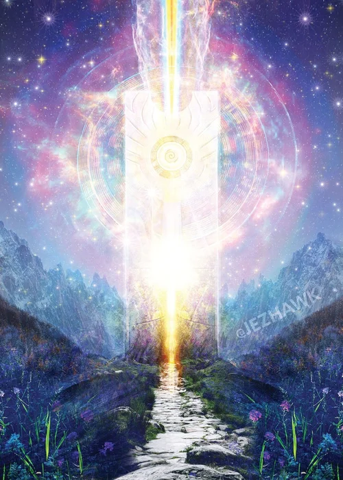 Shop — Stargate Heart Print by Jennifer Hawkyard