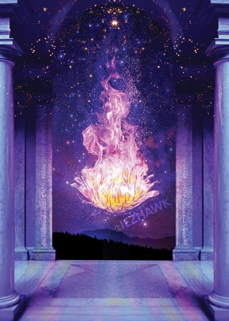 Shop — Stargate Heart Print by Jennifer Hawkyard