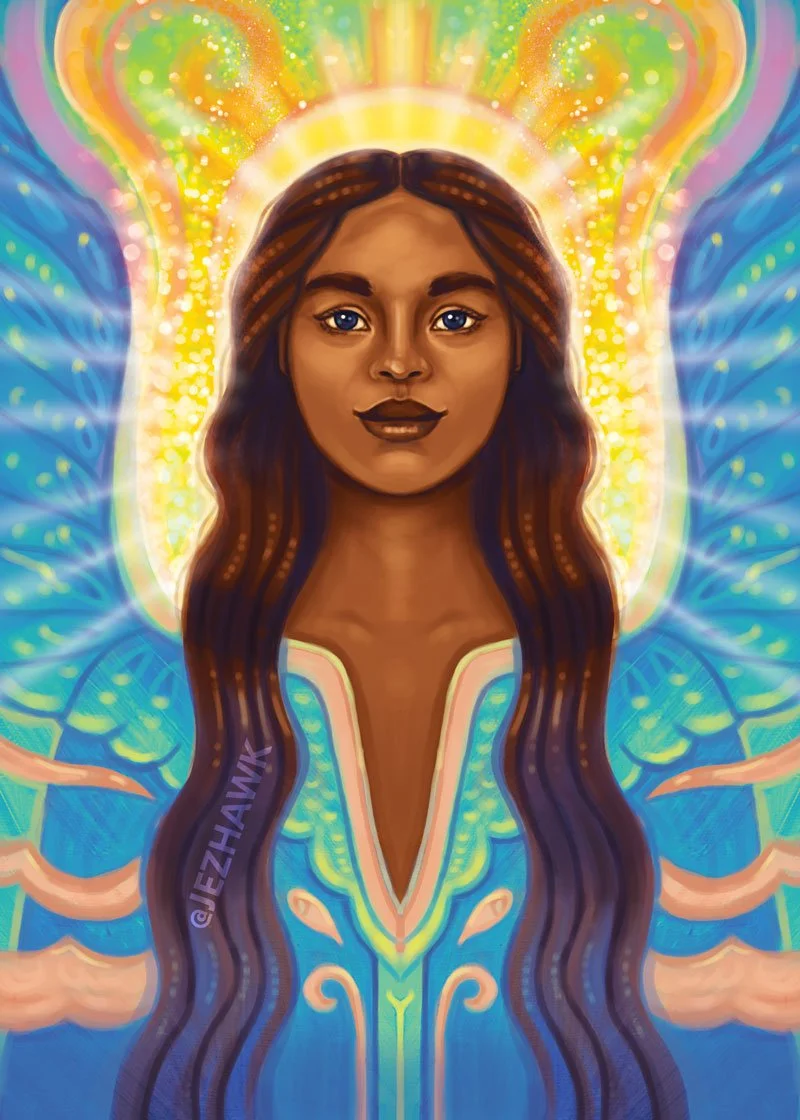 Shop — Archangel Daniel art print by Jennifer Hawkyard