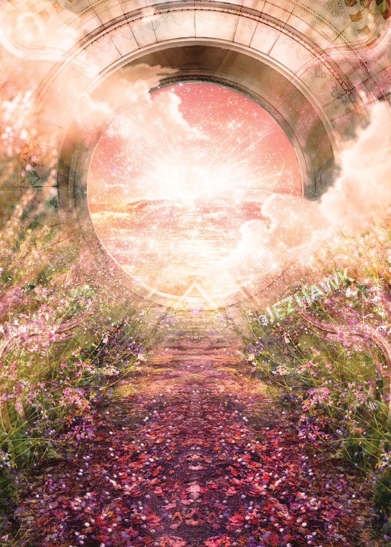 Shop — Stargate Heart Print by Jennifer Hawkyard