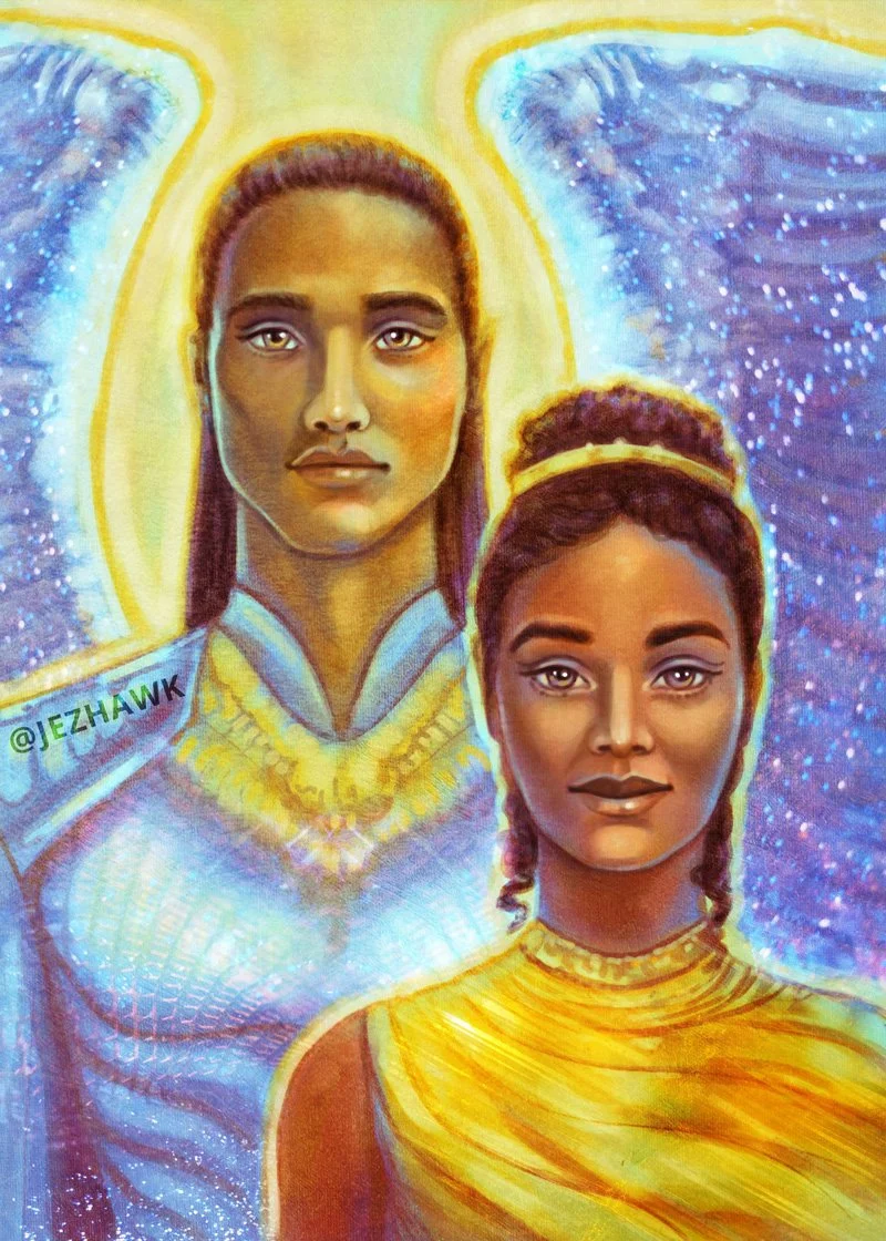 Jezhawk Blog | Studio Updates, Spiritual Art & Insights — Archangel ...