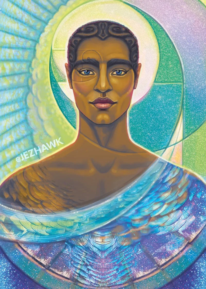 Shop — Archangel Daniel art print by Jennifer Hawkyard