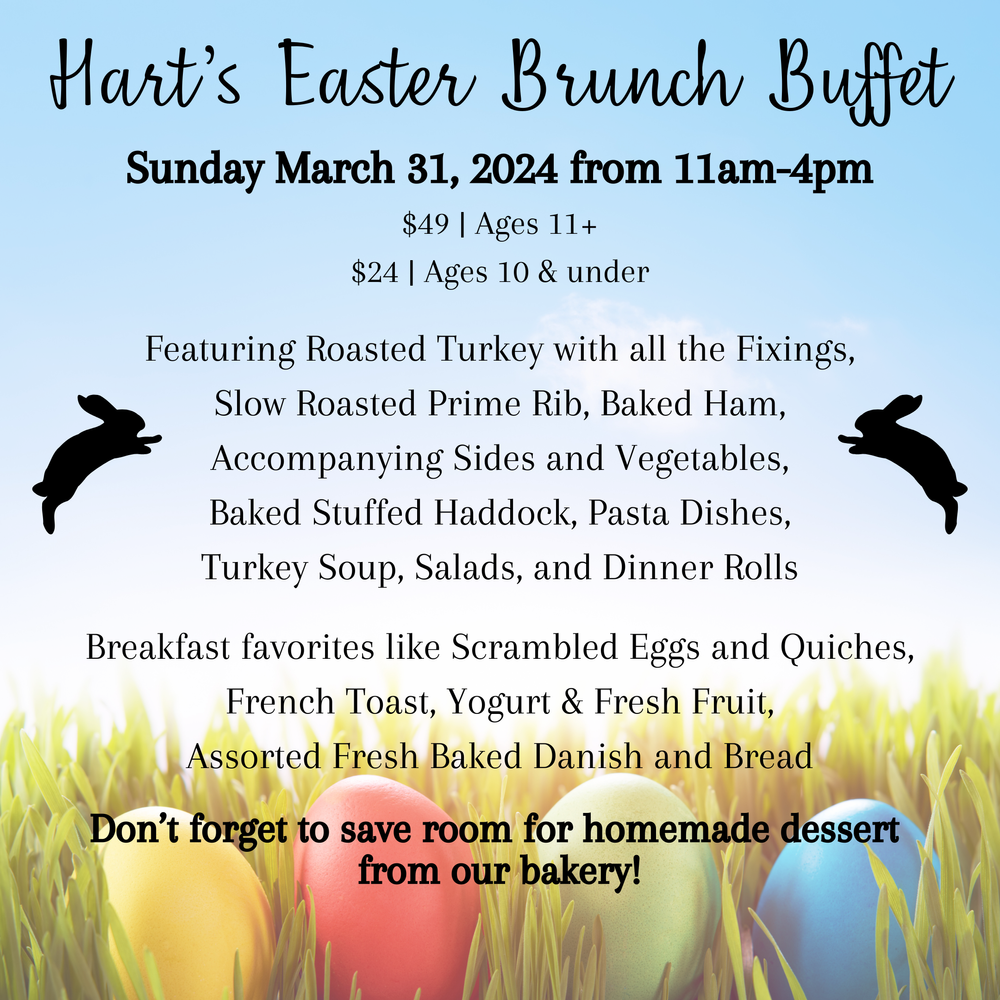 Easter Brunch Buffet — Hart's Turkey Farm Restaurant