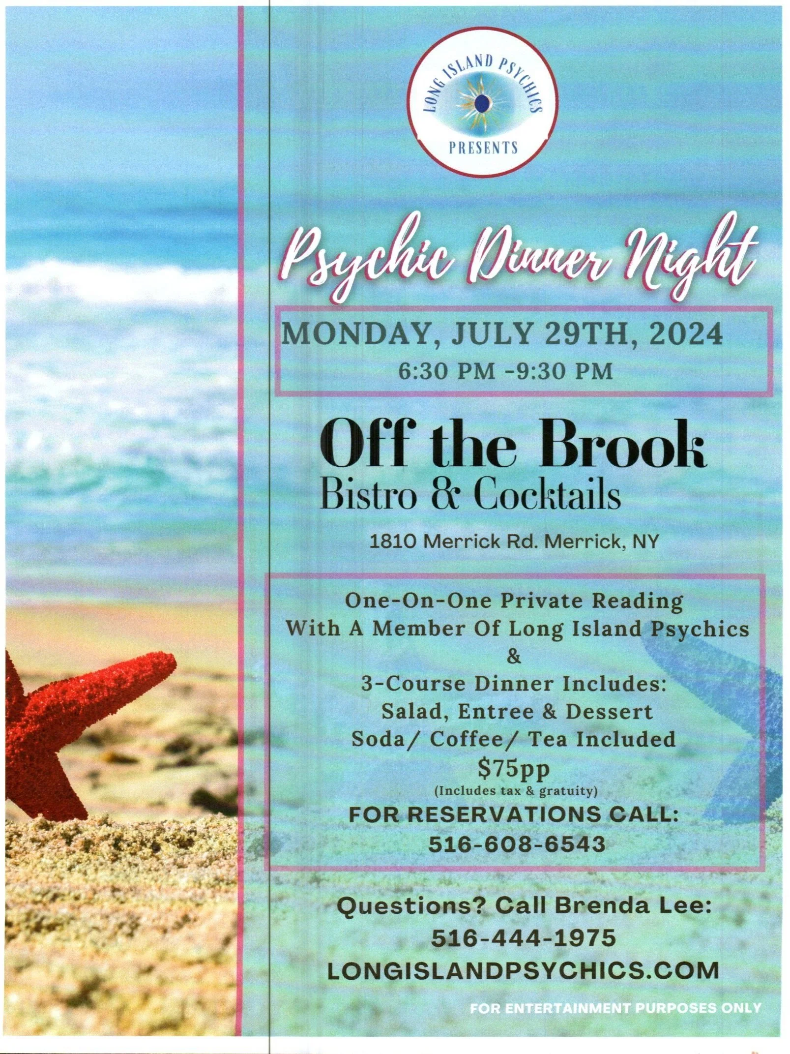 Off The Brook — Events & Promos