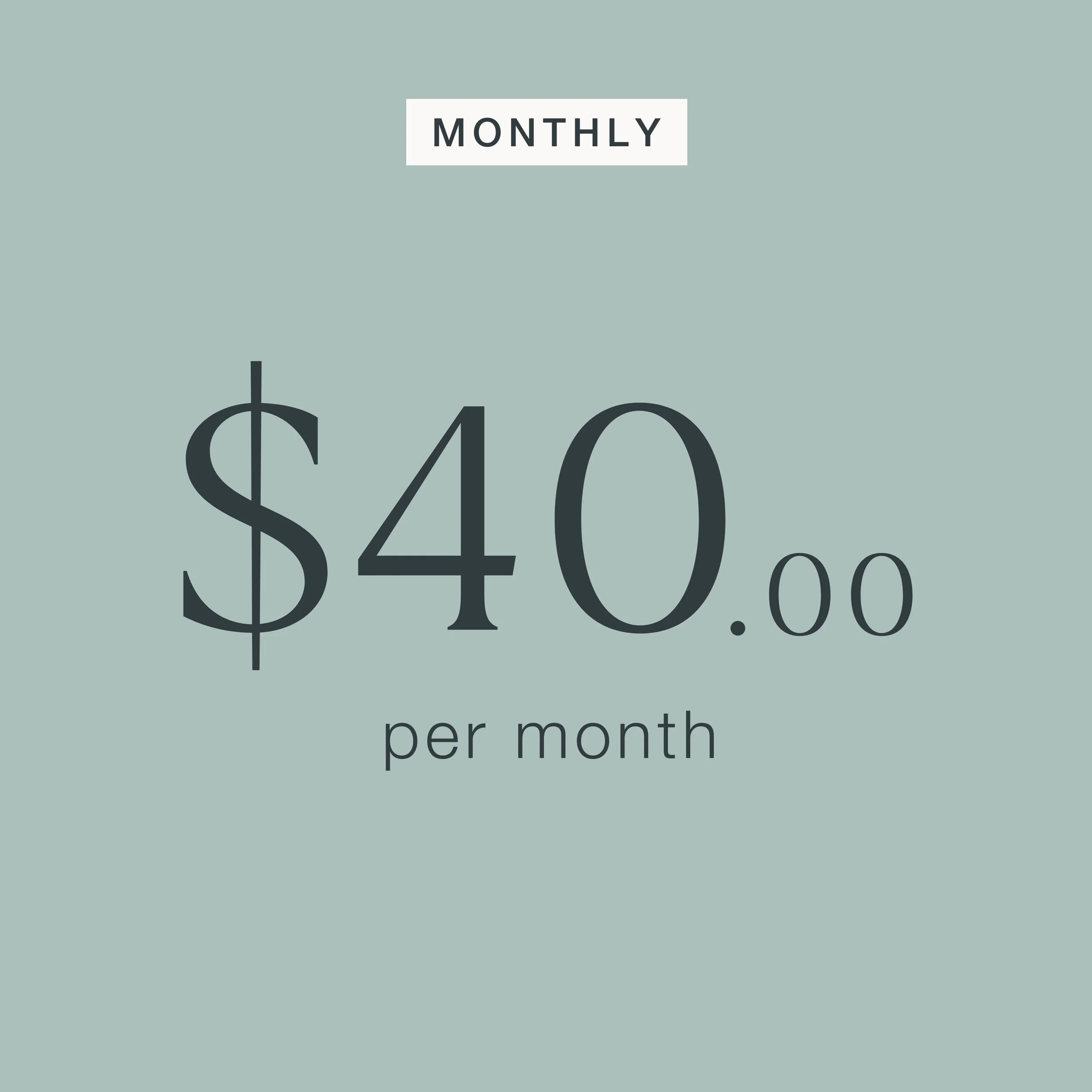 Welcome — The Class