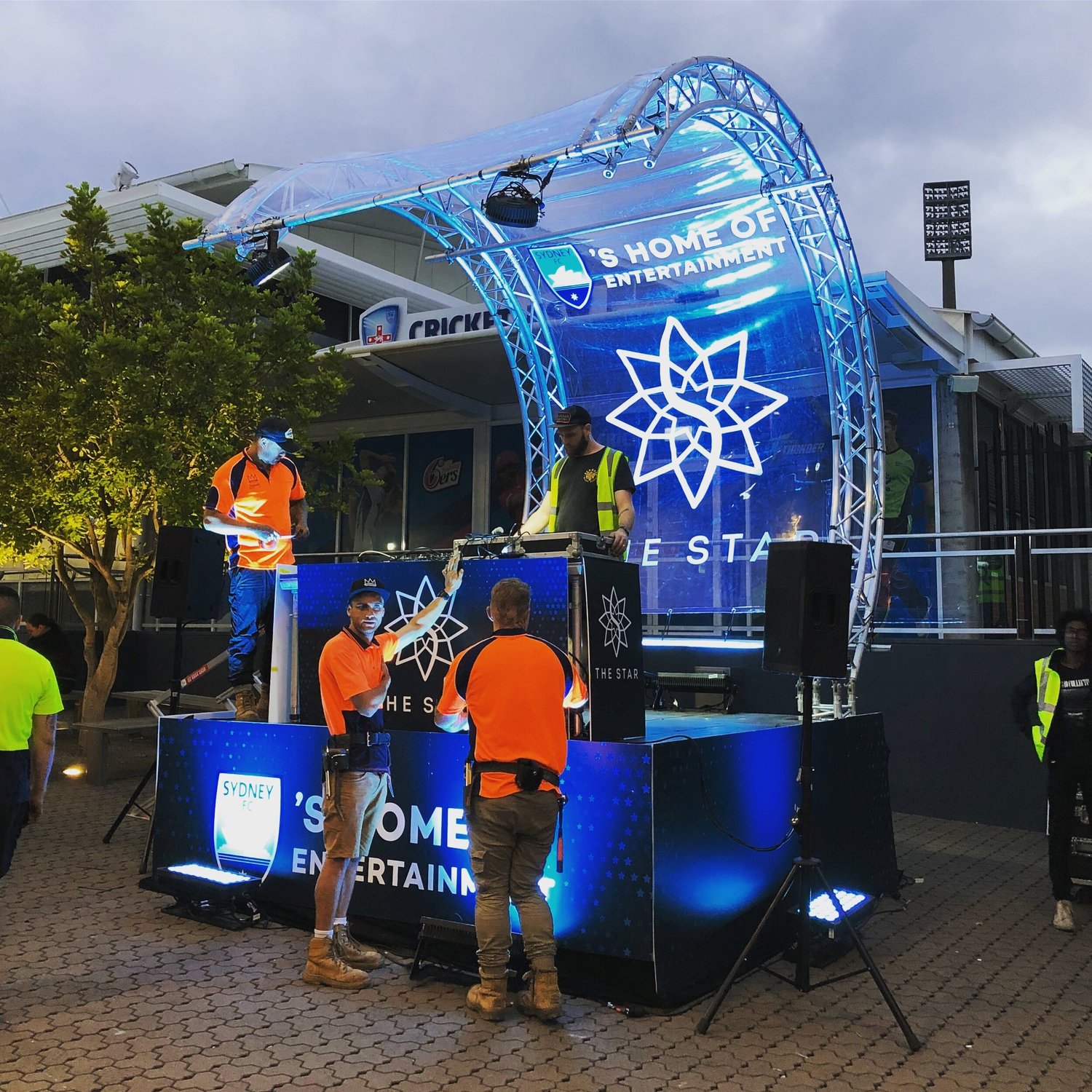 Wave Truss Roof for Hire | Staging Rentals — Stagekings - We custom ...