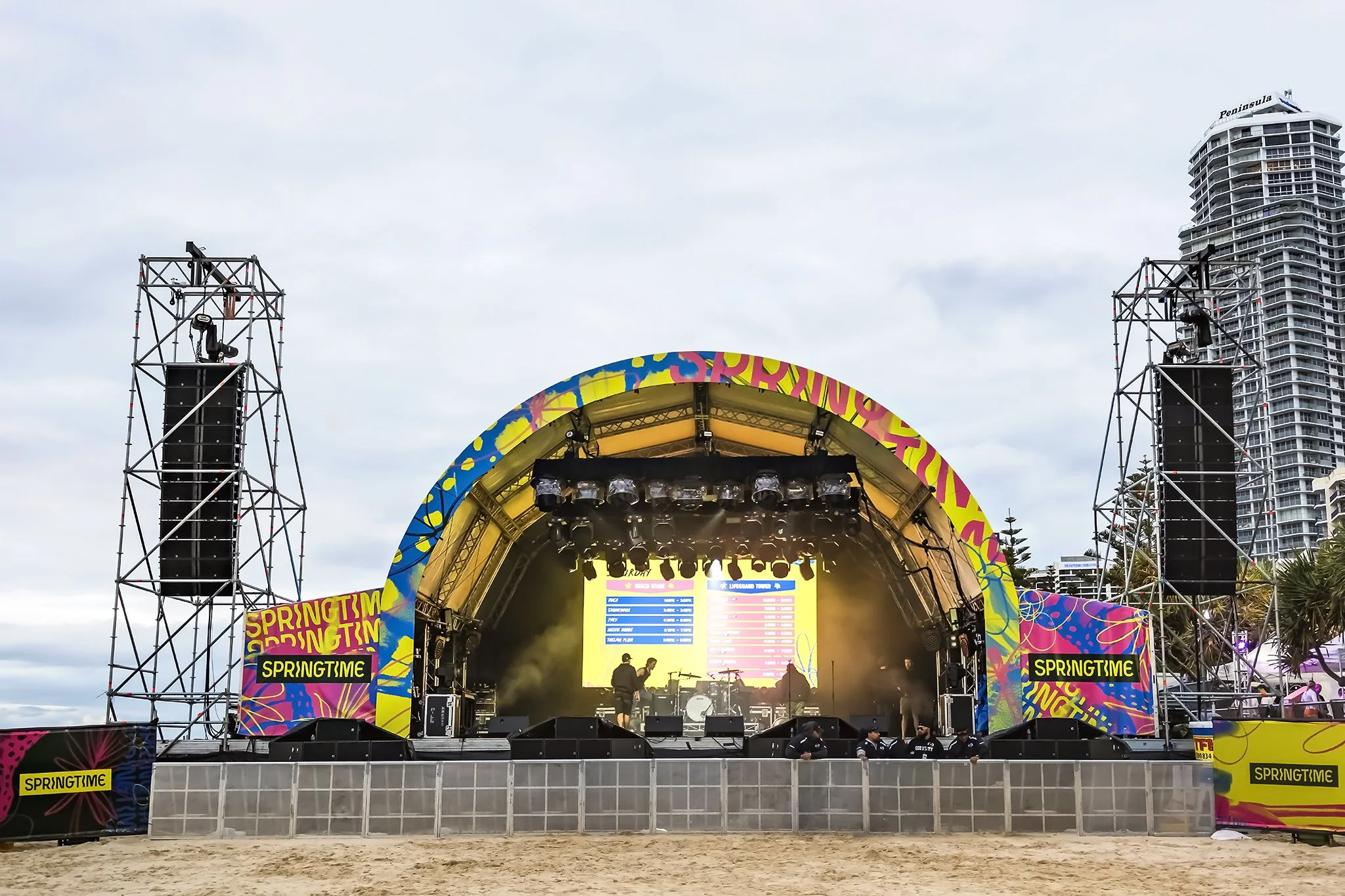 Tunnel Roof | Stage Roof Hire | Stage Builders | Truss Hire ...