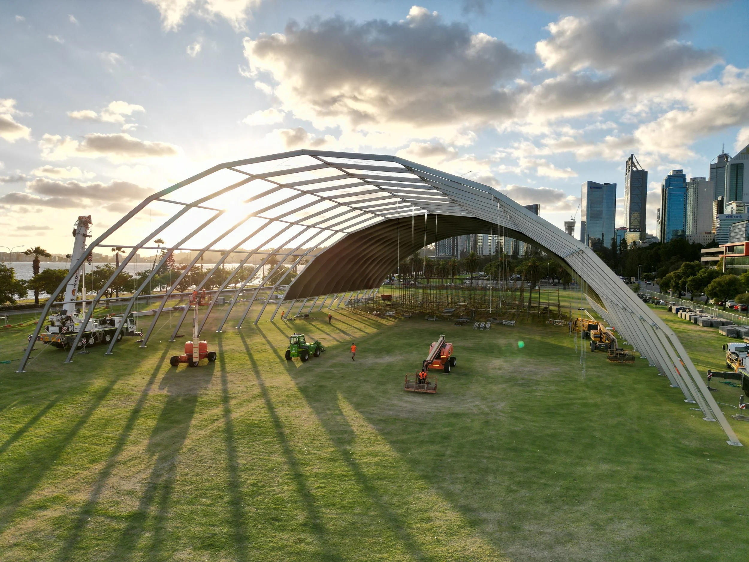 The Wave Roof - Temporary Venue Hire Australia, Large Scale Event Roof ...