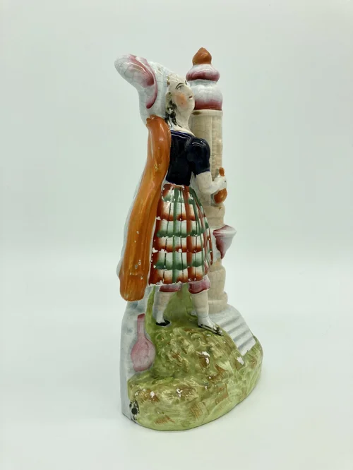 Victorian Staffordshire Pottery Castle, circa 1860-75