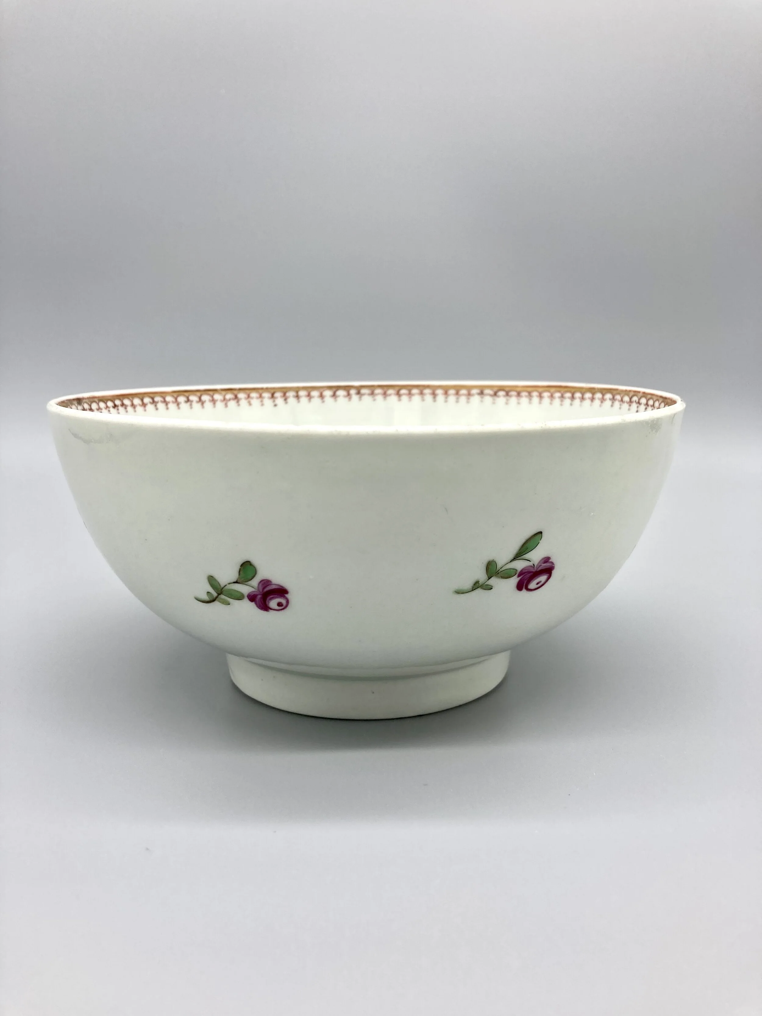Pinxton porcelain bowl, c. 1800