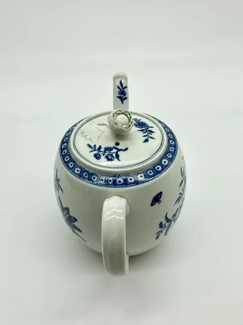 New Hall Porcelain Teapot, Boy in the Window Pattern 425, c1810 ...