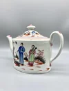 New Hall Porcelain Teapot Stand, Tobacco Pattern 490, circa 1800