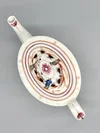 New Hall Porcelain Teapot Stand, Tobacco Pattern 490, circa 1800
