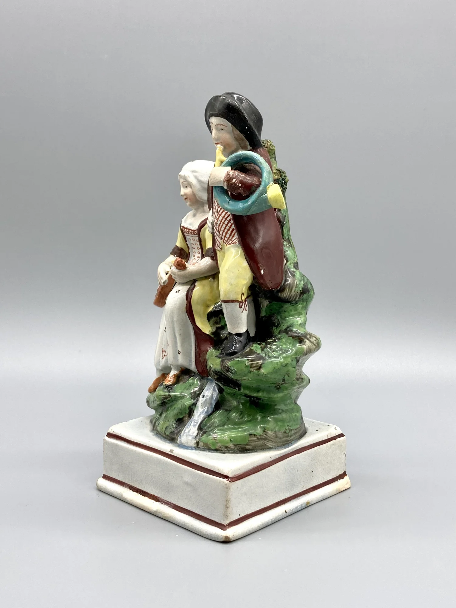 Early Staffordshire Pearlware Figure of Hope, circa 1800
