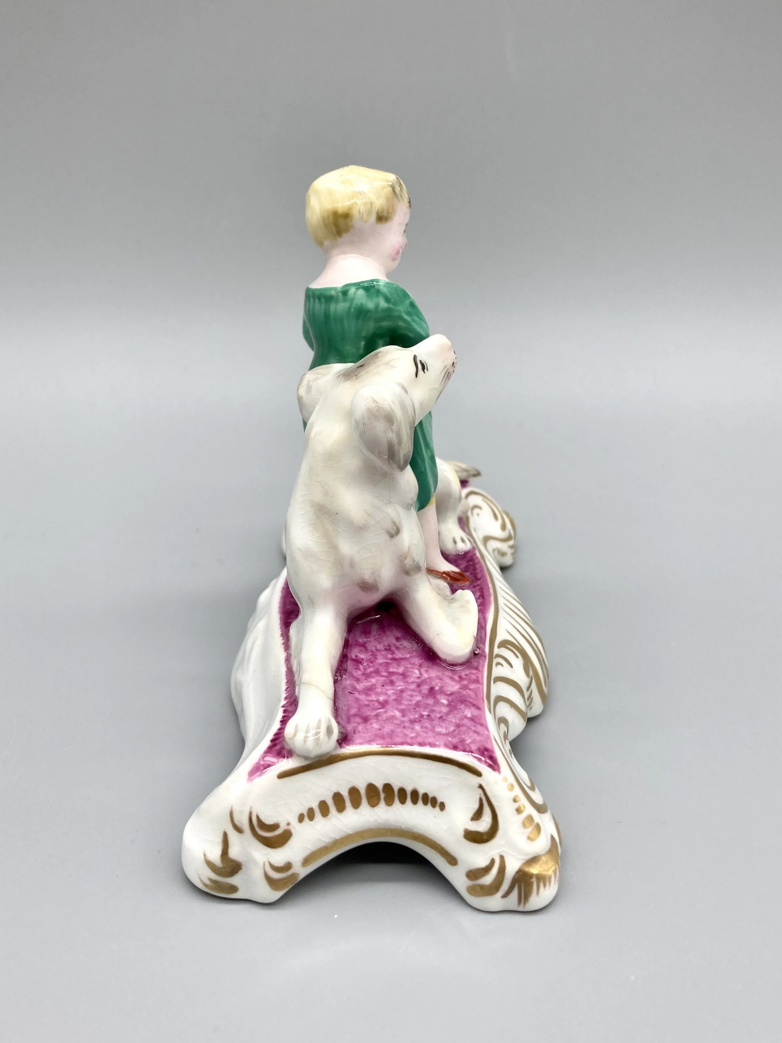 Victorian Staffordshire Pottery Castle, circa 1860-75