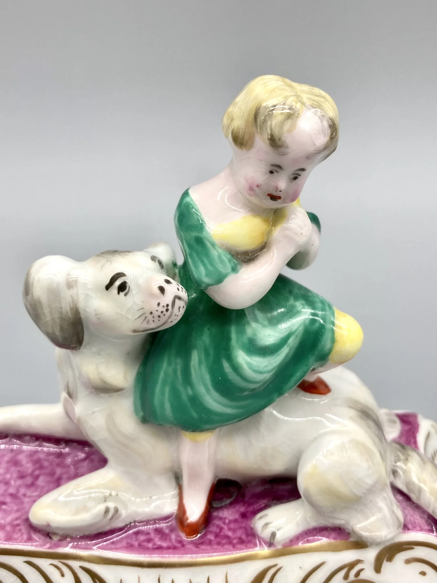 Victorian Staffordshire Pottery Castle, circa 1860-75