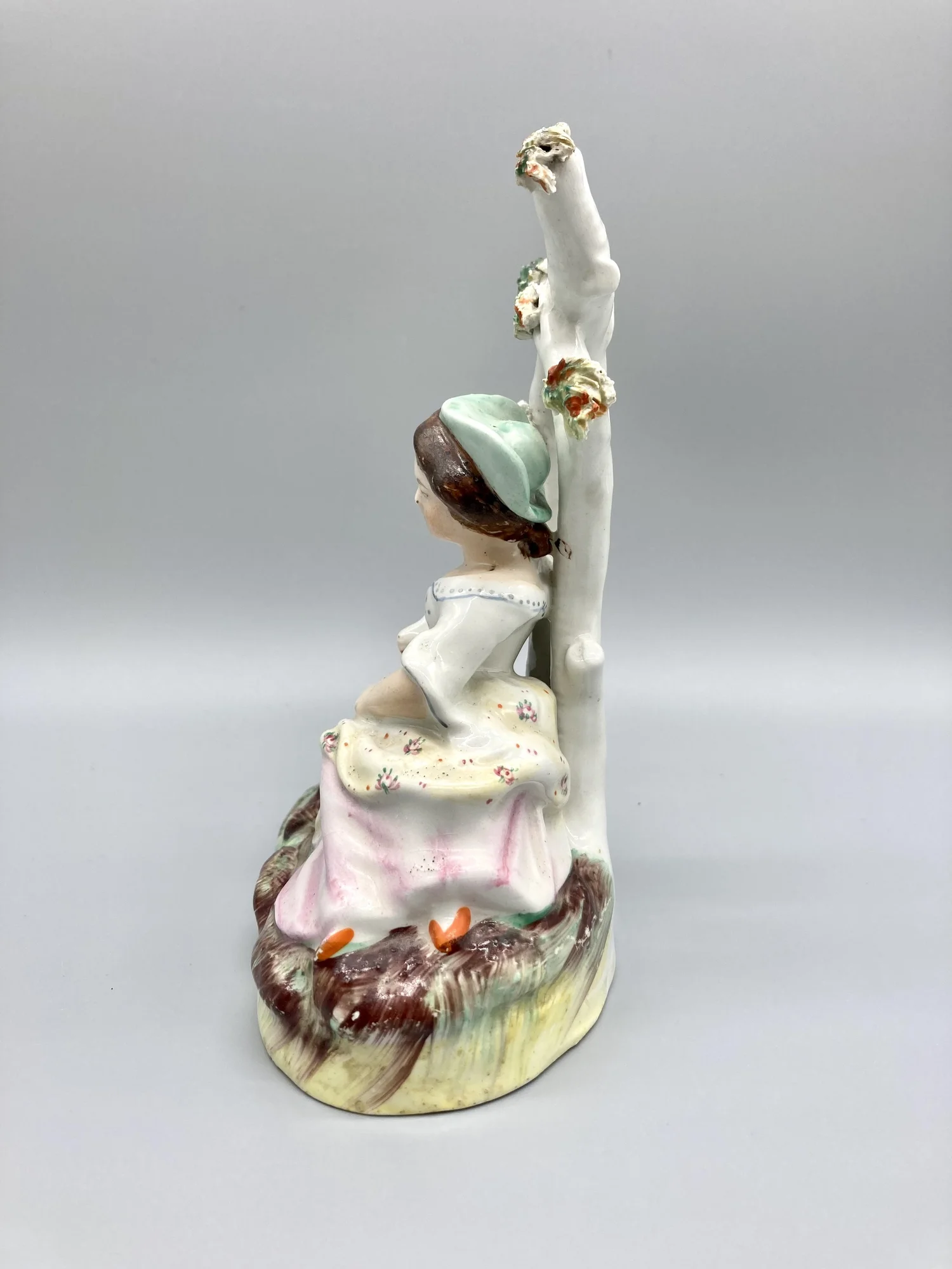 Victorian Staffordshire Pottery Castle, circa 1860-75