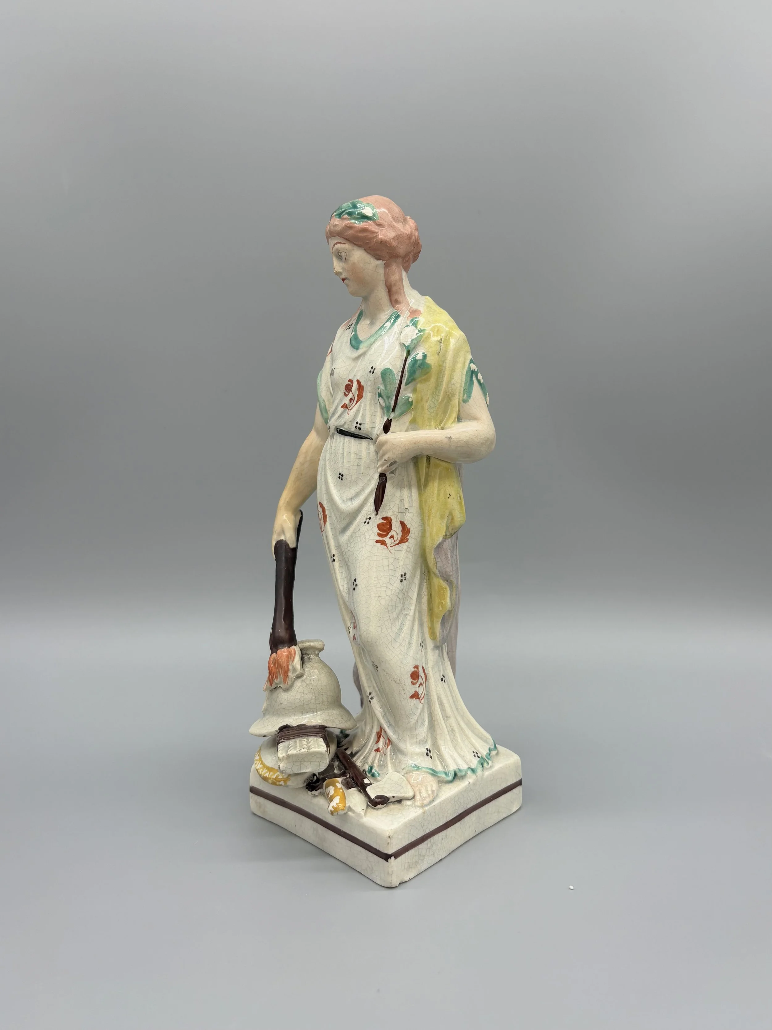 Pearlware Bocage Figure of a Huntsman, circa 1820