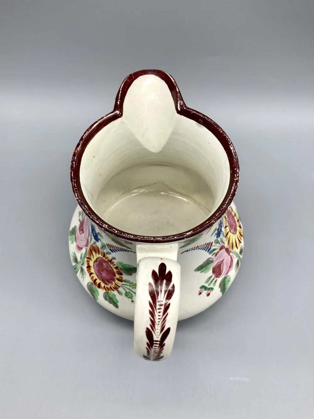 19th Century English Pottery Transferware Jug
