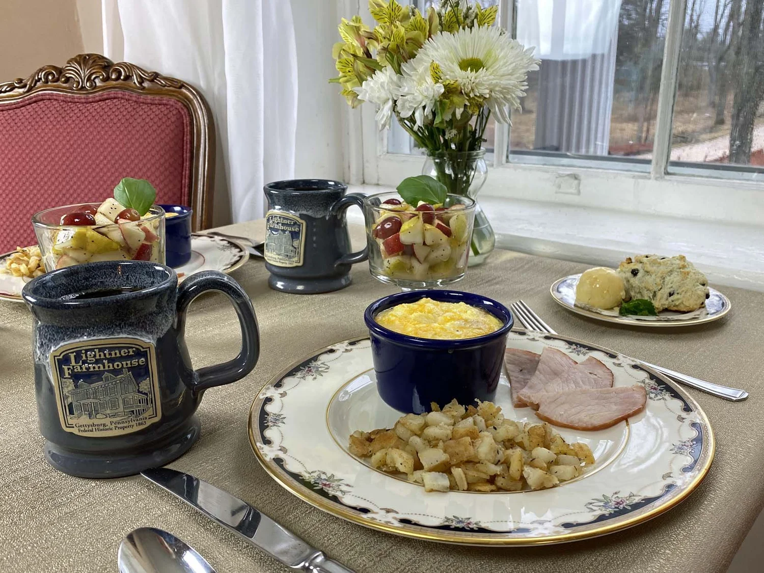 Breakfast at Lightner Farmhouse B&B — The Lightner Farmhouse B&B