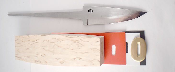 Timber 90 kit Curly birch — Nordic Knife Design NKD