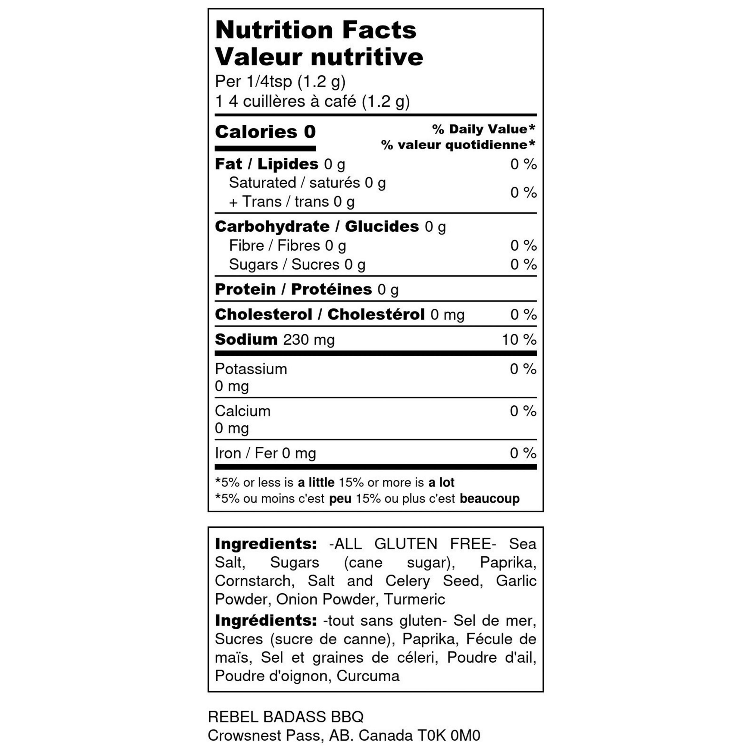 Seasoning — Store 2 — Rebel Badass BBQ